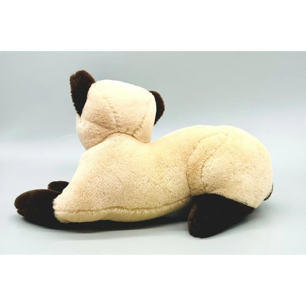 Dakin | Toys | Dakin Siamese Cat Laying Down Blue Eyes Plush Tan 985 ...